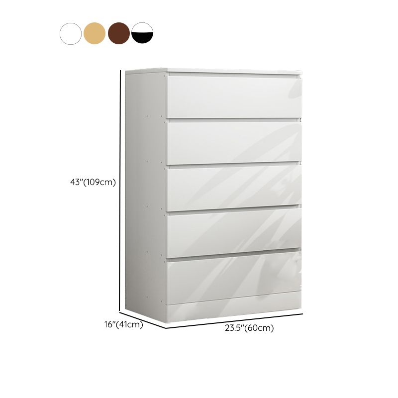 Contemporary Storage Chest Dresser Manufactured Wood Storage Chest